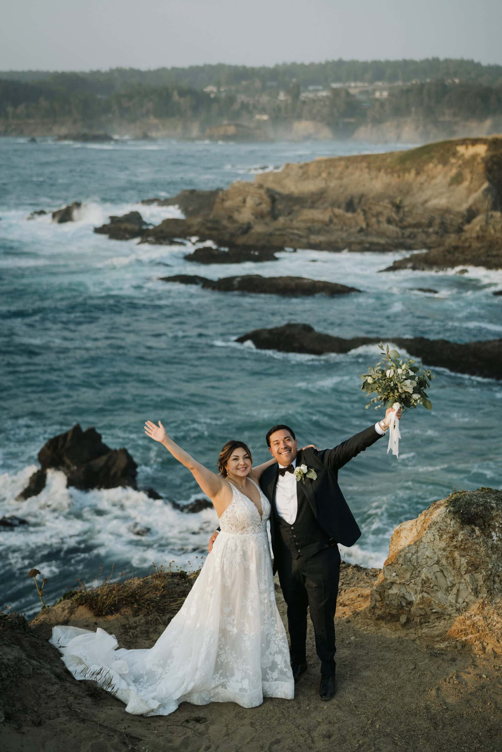 Intimate Agate Cove Inn Mendocino Wedding